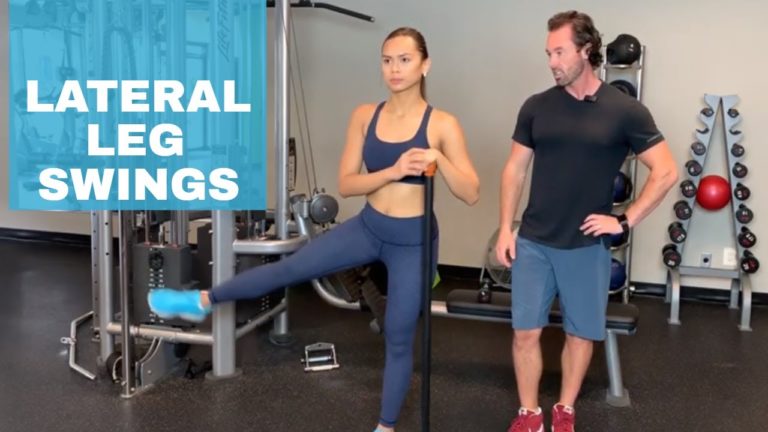 Warm up - Lateral leg swings %page% - TurnFit Metho