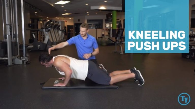 How to do a Kneeling Push Up %page% - TurnFit Metho