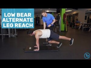 How to do a Low Bear Alt Leg Reach %page% - TurnFit Metho